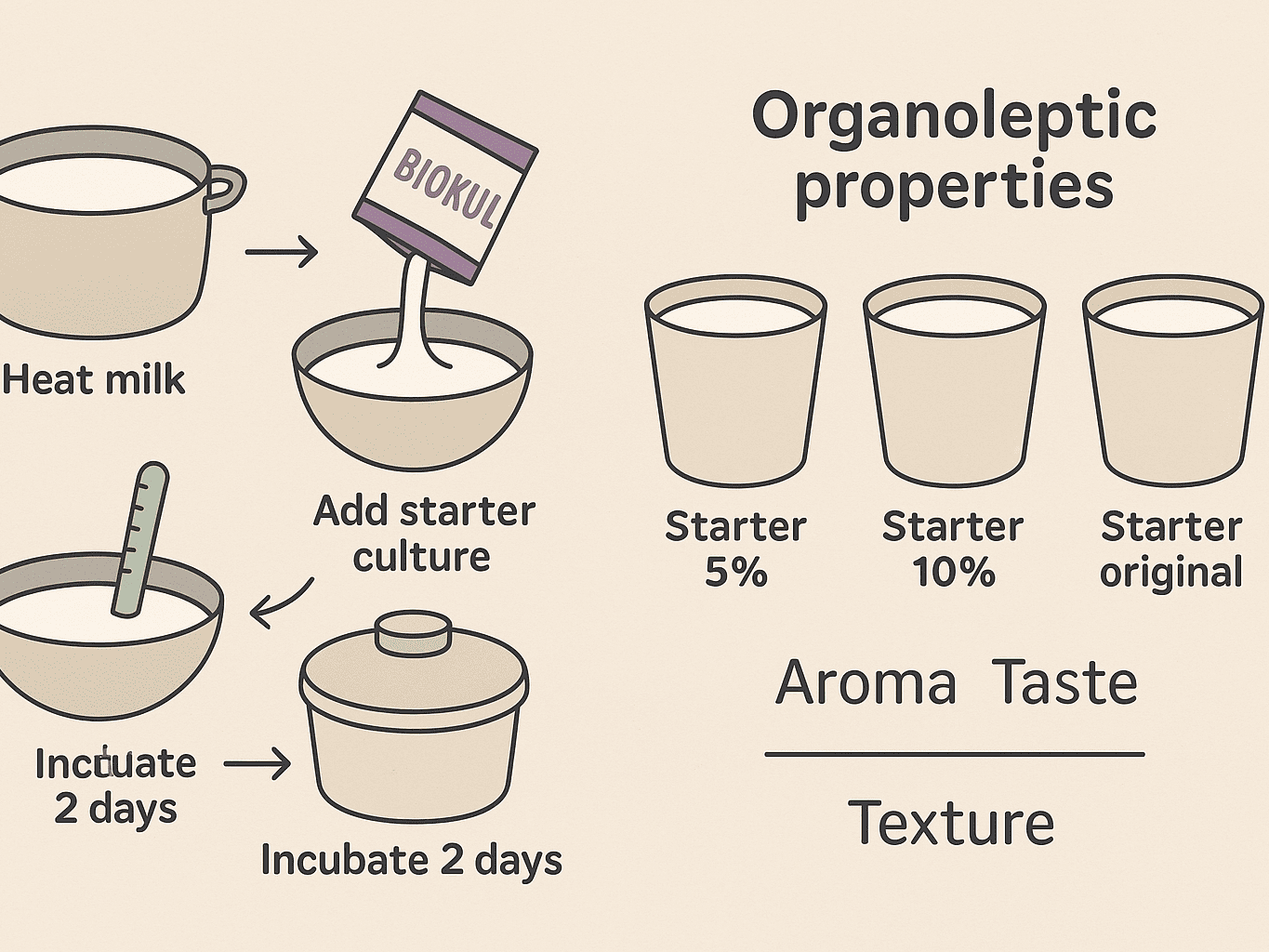 Rasa, aroma, dan tekstur yoghurt dipengaruhi oleh variasi starter ...